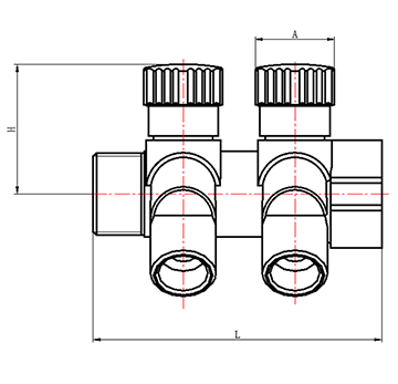 Brass Manifold with Male Thread Ends 02 – Toval Fluid Control