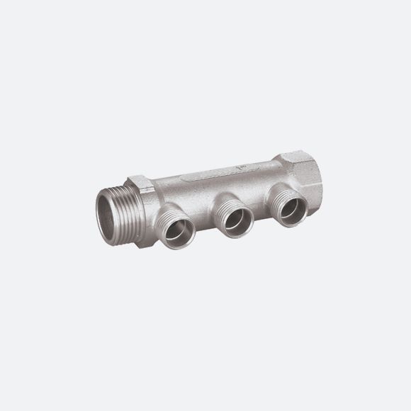 Brass Manifold with Male Thread Ends – Toval Fluid Control